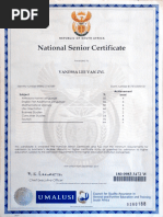 Matric Statement of Results | PDF