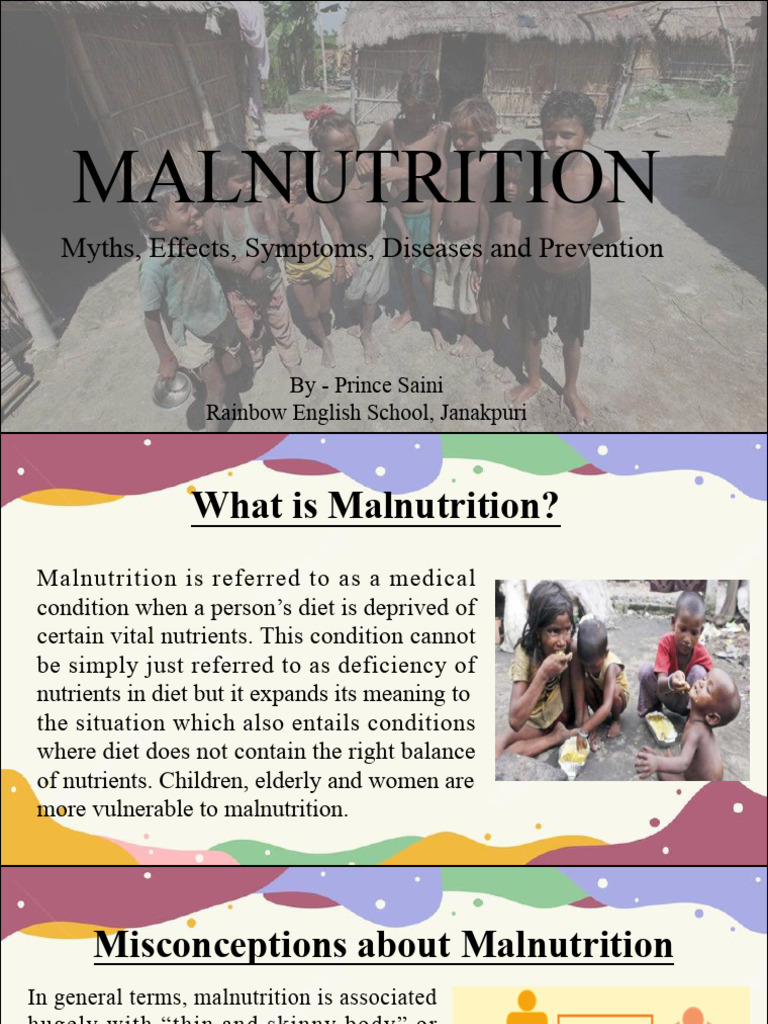 Malnutrition I | PDF | Malnutrition | Diet (Nutrition)