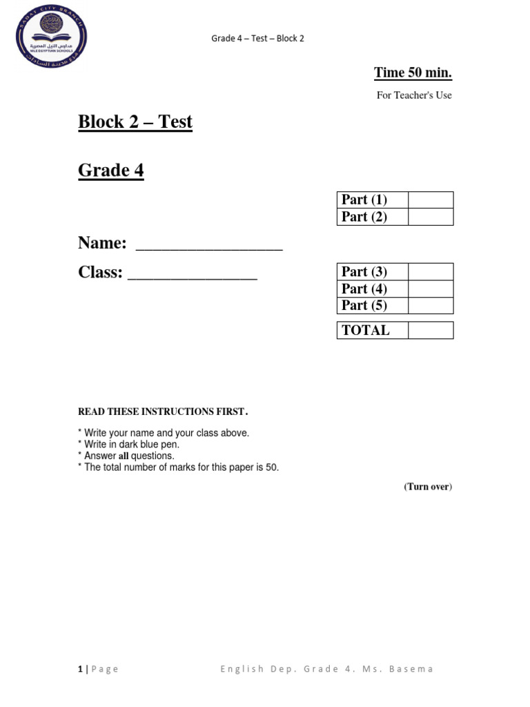 Block 2 - Test. | PDF | Firefighter | English Language