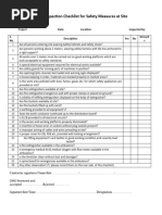 5 Point Safety System Checklist | PDF