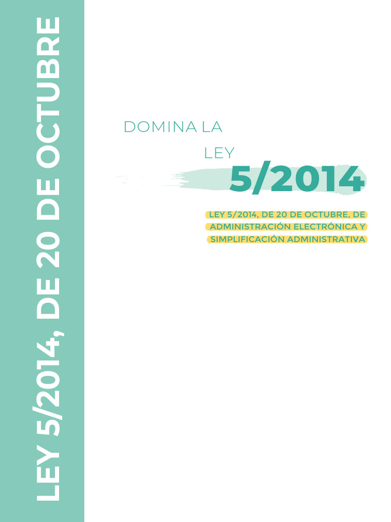 15-Ley 5-2014 Administracion Electronica y Simplificacion ...