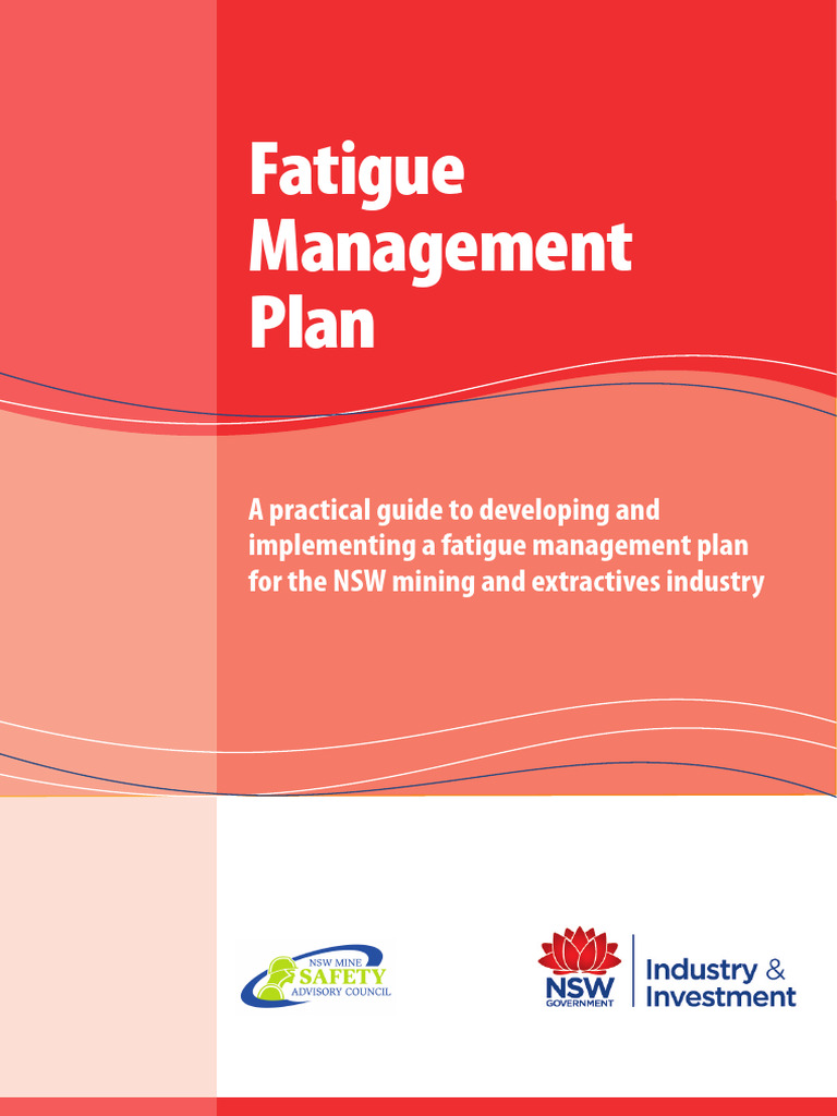 NSW Mining Fatigue Management Guide | PDF | Occupational Safety And ...