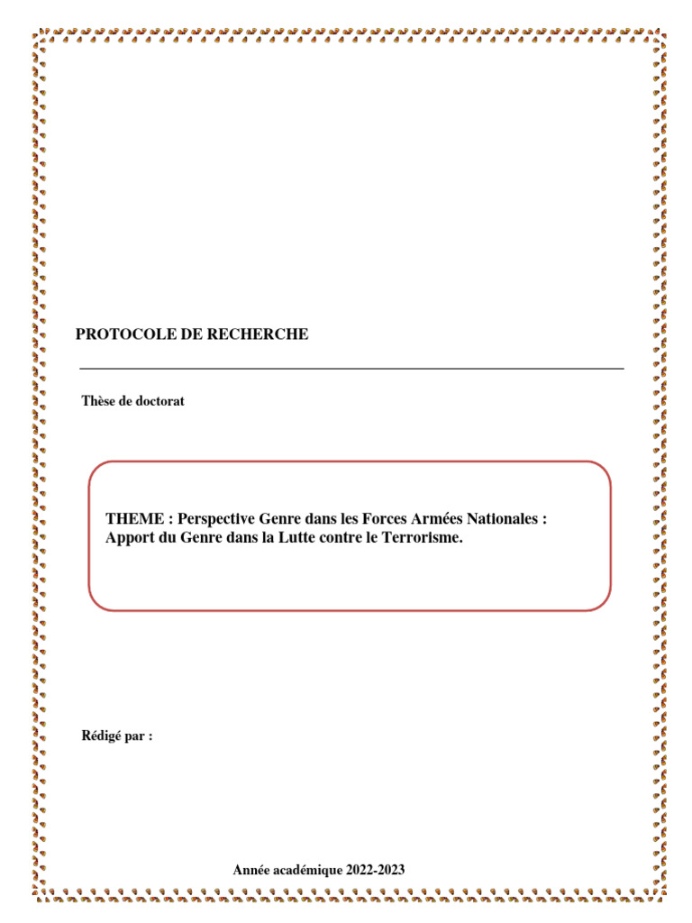 Protocole These | PDF