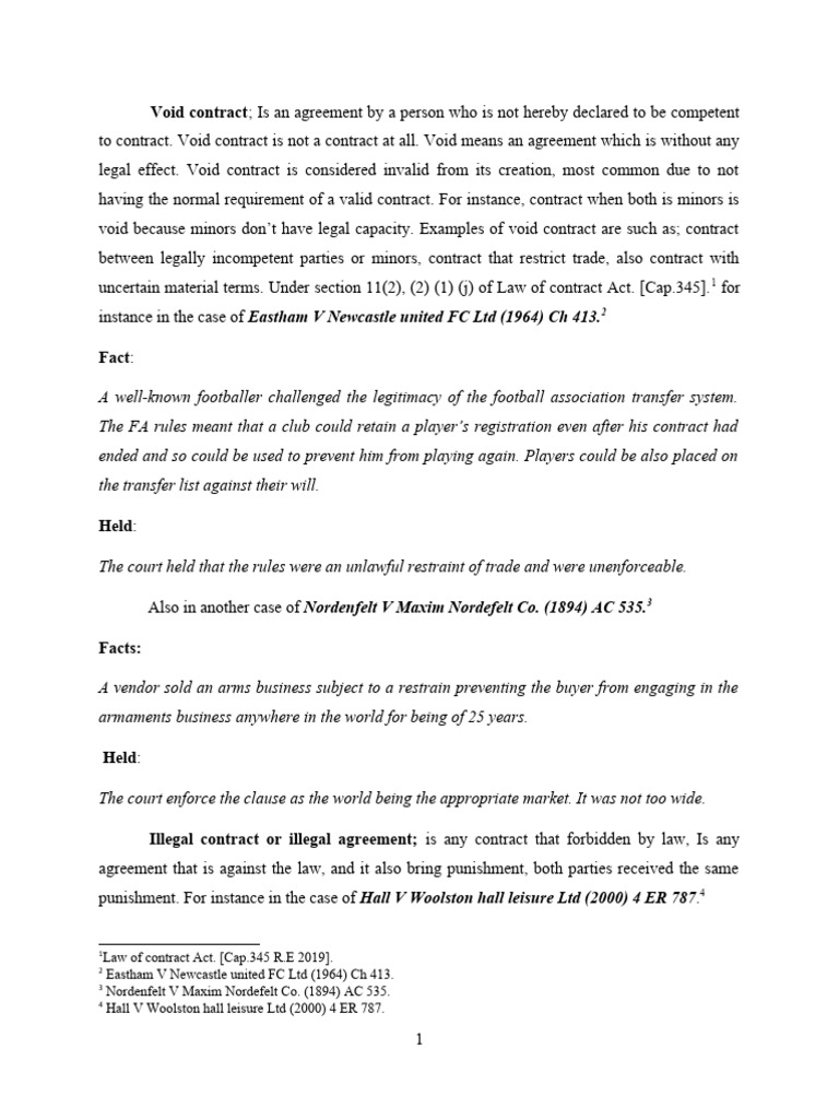 Contract Group Work | PDF