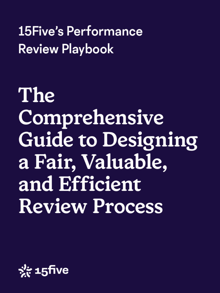 15five S Performance Review Playbook | PDF | Performance Appraisal ...