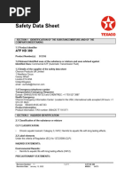 CAT TDTO 30 Safety Data Sheet | PDF