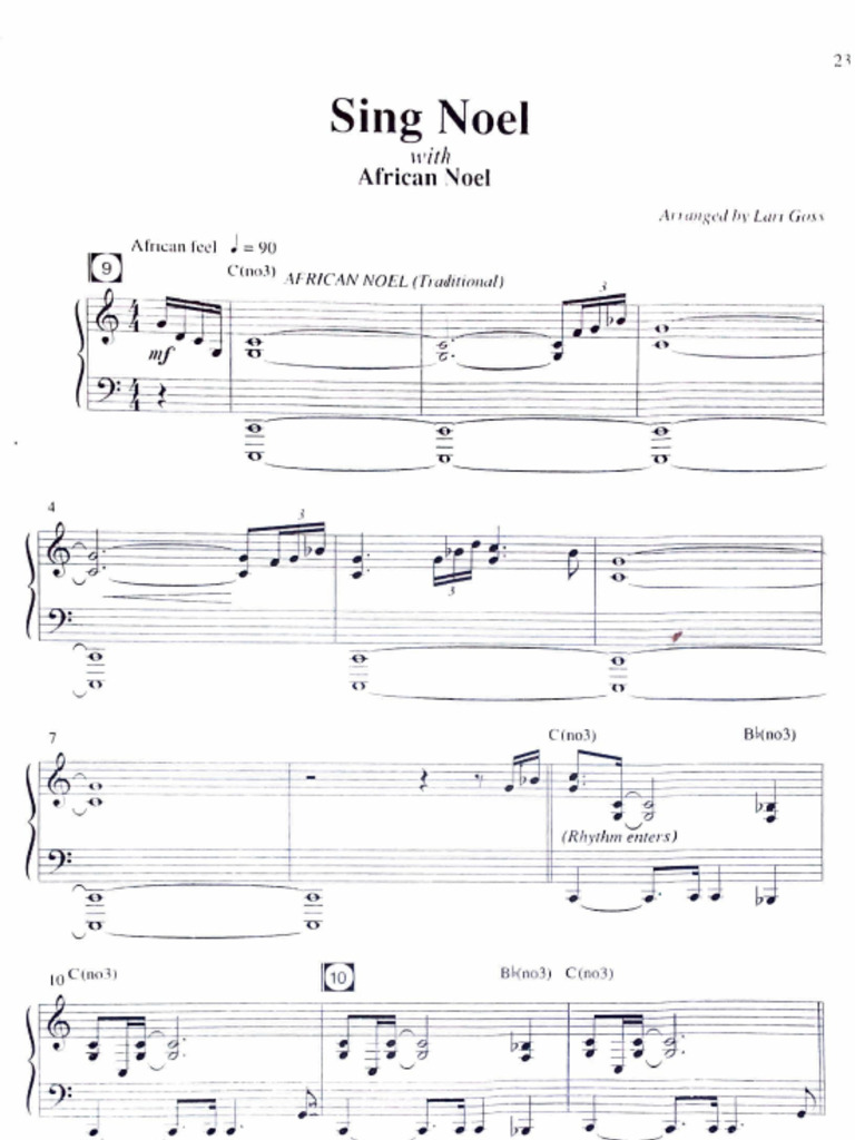 Sing Noel With African Noel | PDF