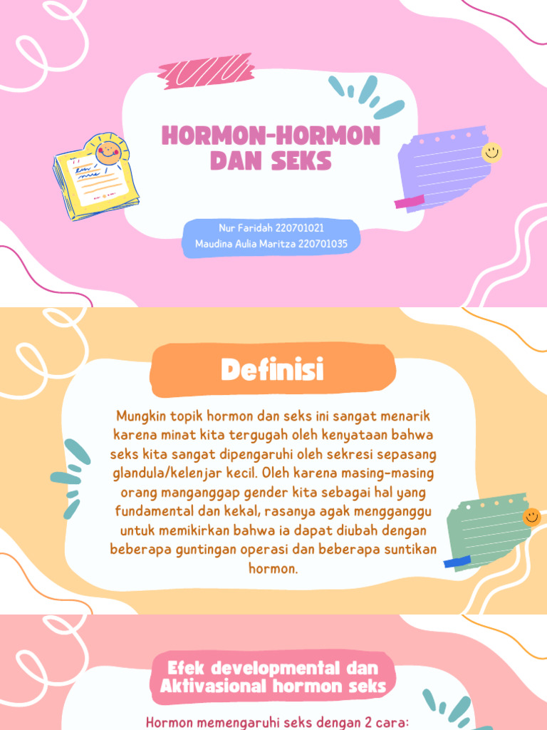 PPT BIOPSIKOLOGI HORMON-HORMON DAN SEKS | PDF