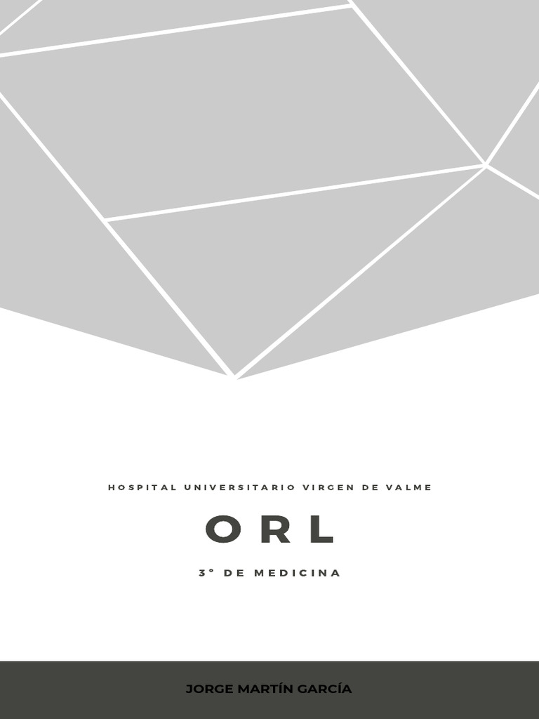 Orl Completo | PDF | Oído | Escuchando