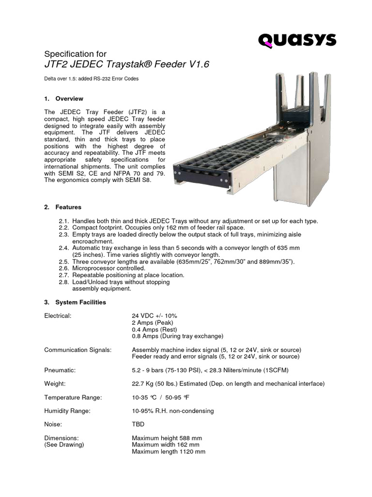 6-JTF2 Specification 3.6 | PDF