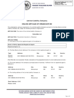 Ohio Articles of Incorporation | PDF | Service Of Process | Corporations