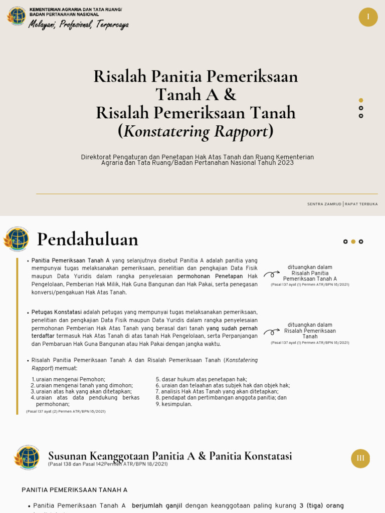 Risalah Panitia Pemeriksaan Tanah A - Risalah Pemeriksaan Tanah ...