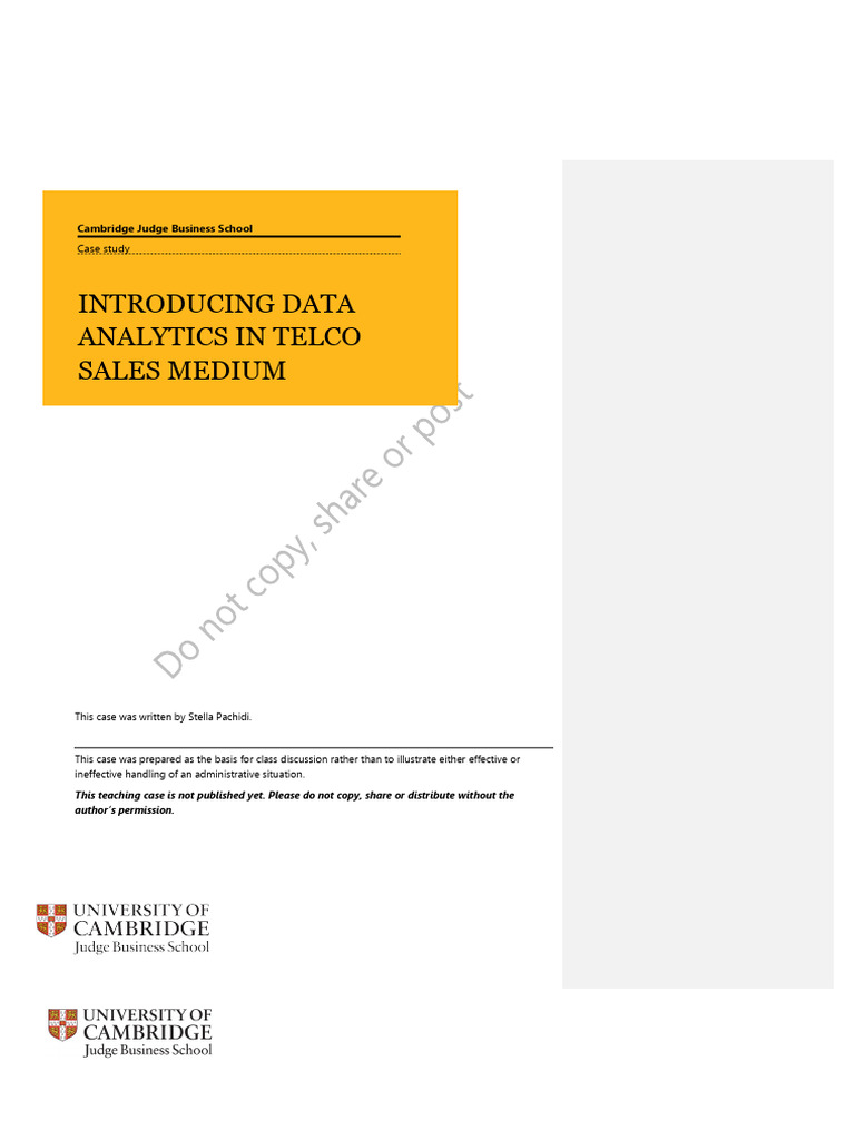 07 Required - TelCo Case Study | PDF