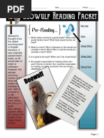 Beowulf Test | PDF | Beowulf | English Heroic Legends