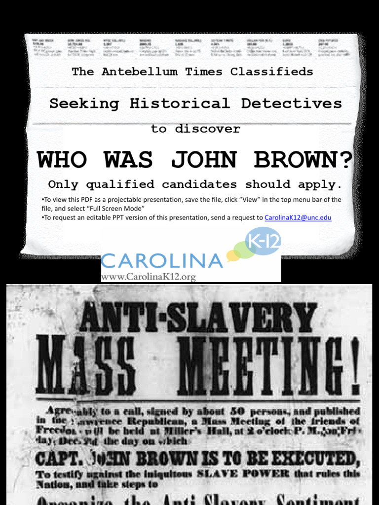 John Brown PPT | PDF