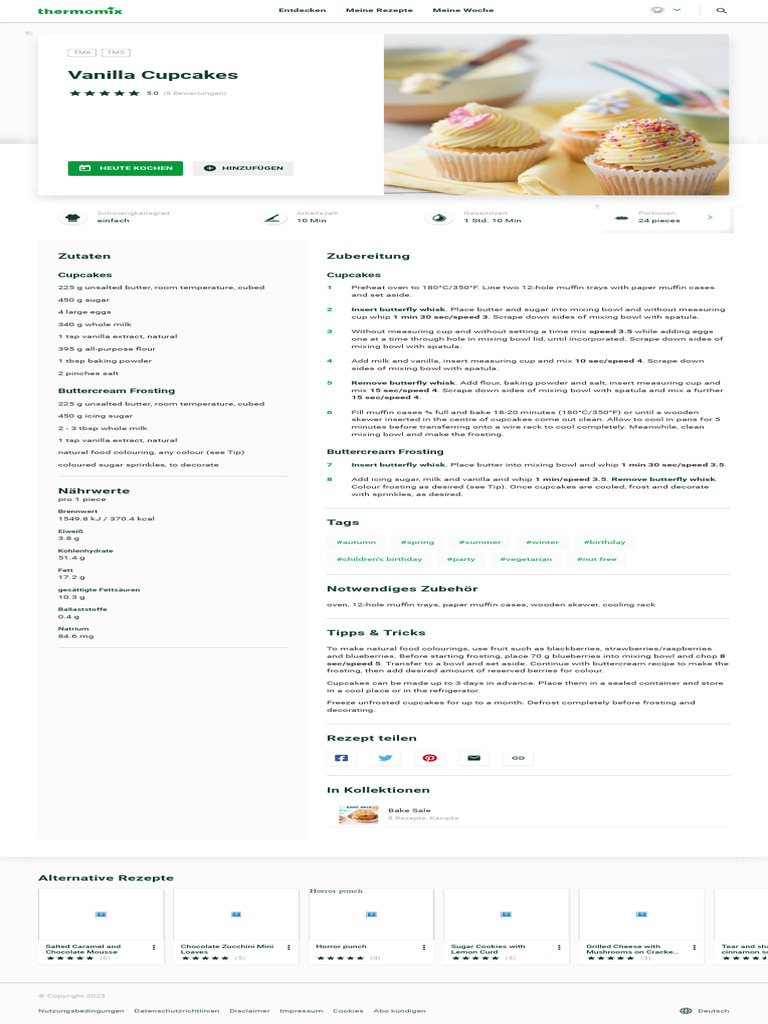 Vanilla Cupcakes | PDF | Cupcake | Berry