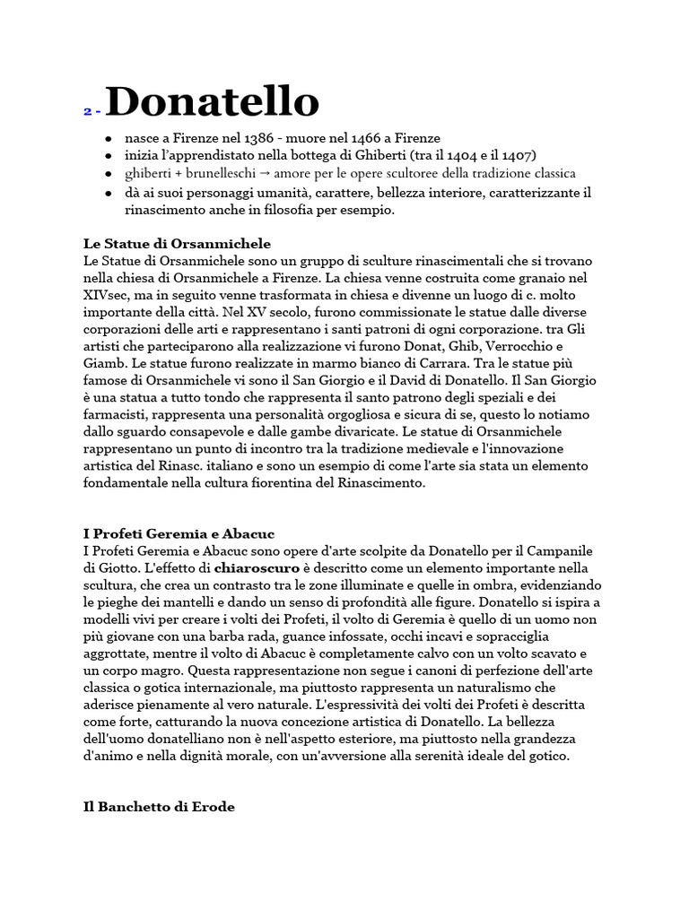 Donatello | PDF