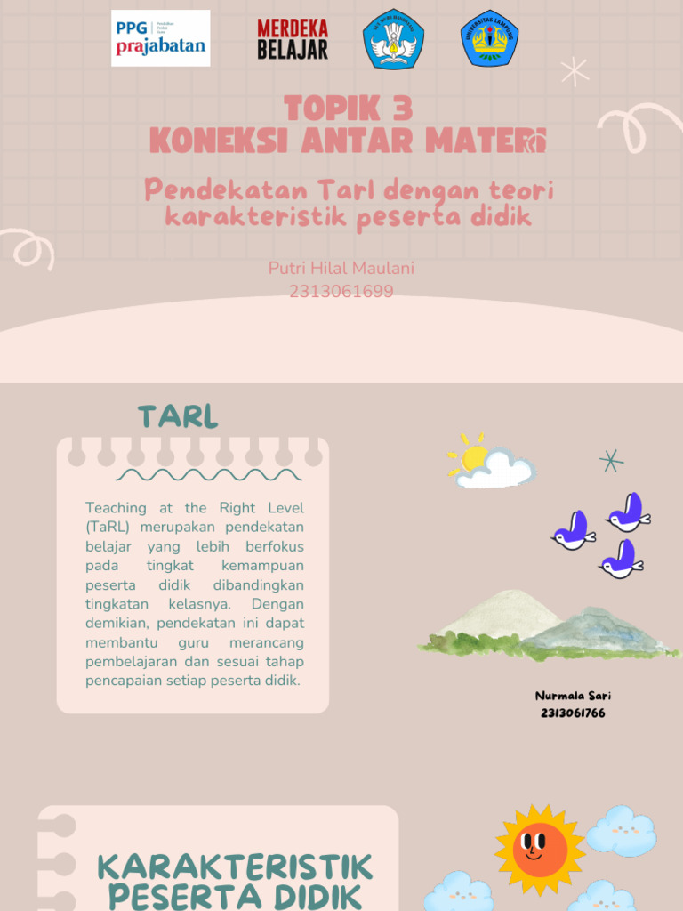 Topik 3 Koneksi Antar Materi Asesmen | PDF