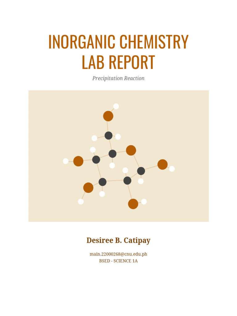 Catipay Precipitation Reaction | PDF | Precipitation (Chemistry) | Chloride