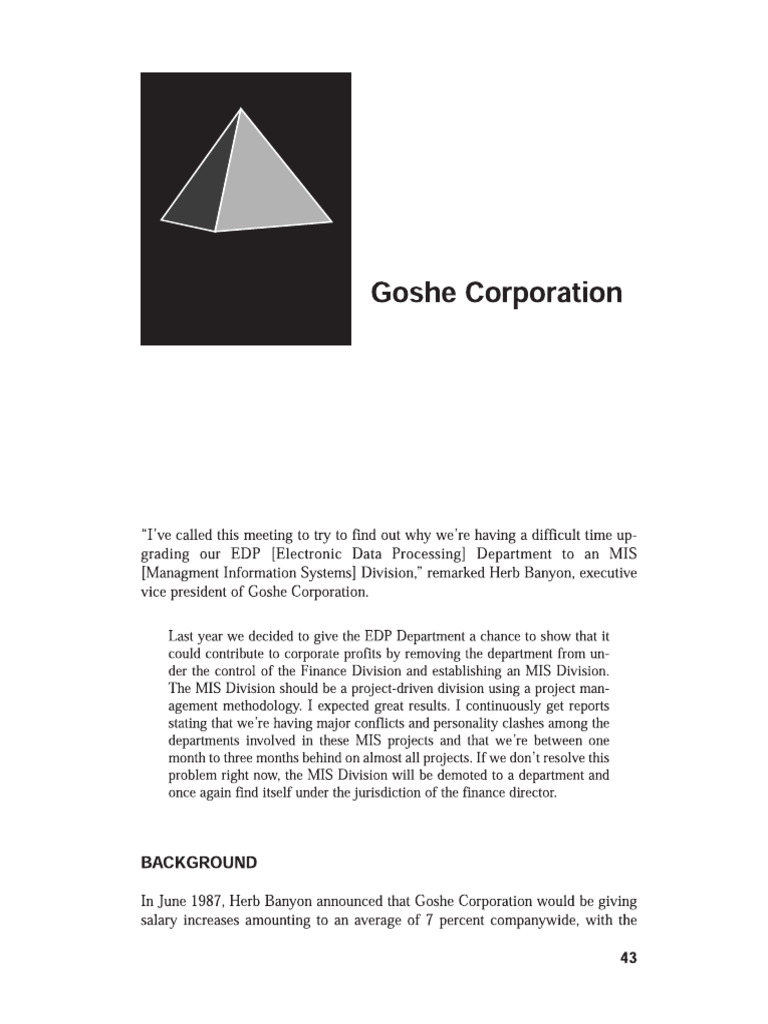 Gosche Corporation | PDF