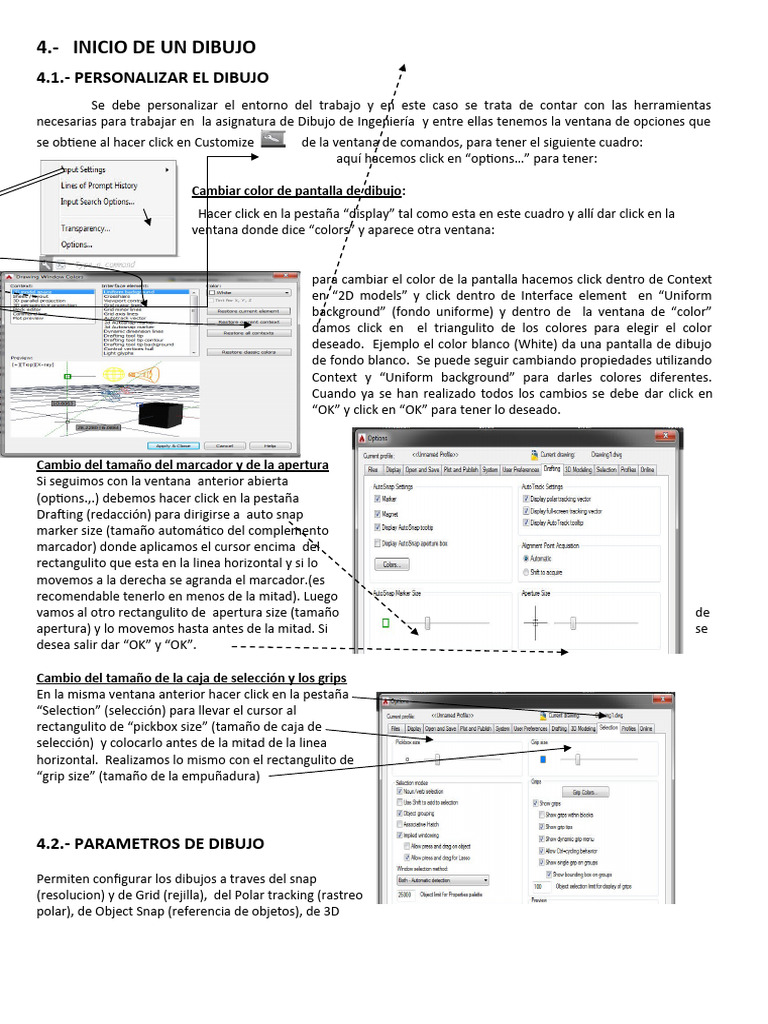 DIBUJO LAB Inicio de Un Dibujo 1 | PDF
