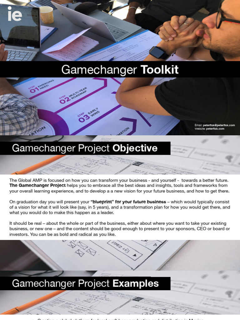 Gamechanger-TOOLKIT-Peter-Fisk-for-Global-AMP-2022 | PDF | Brand | Goal