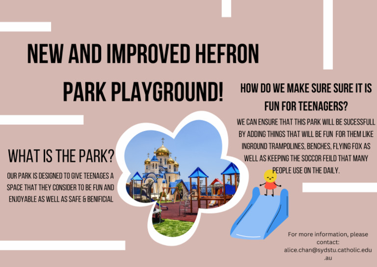 New and Improved Hefron Park Playground | PDF