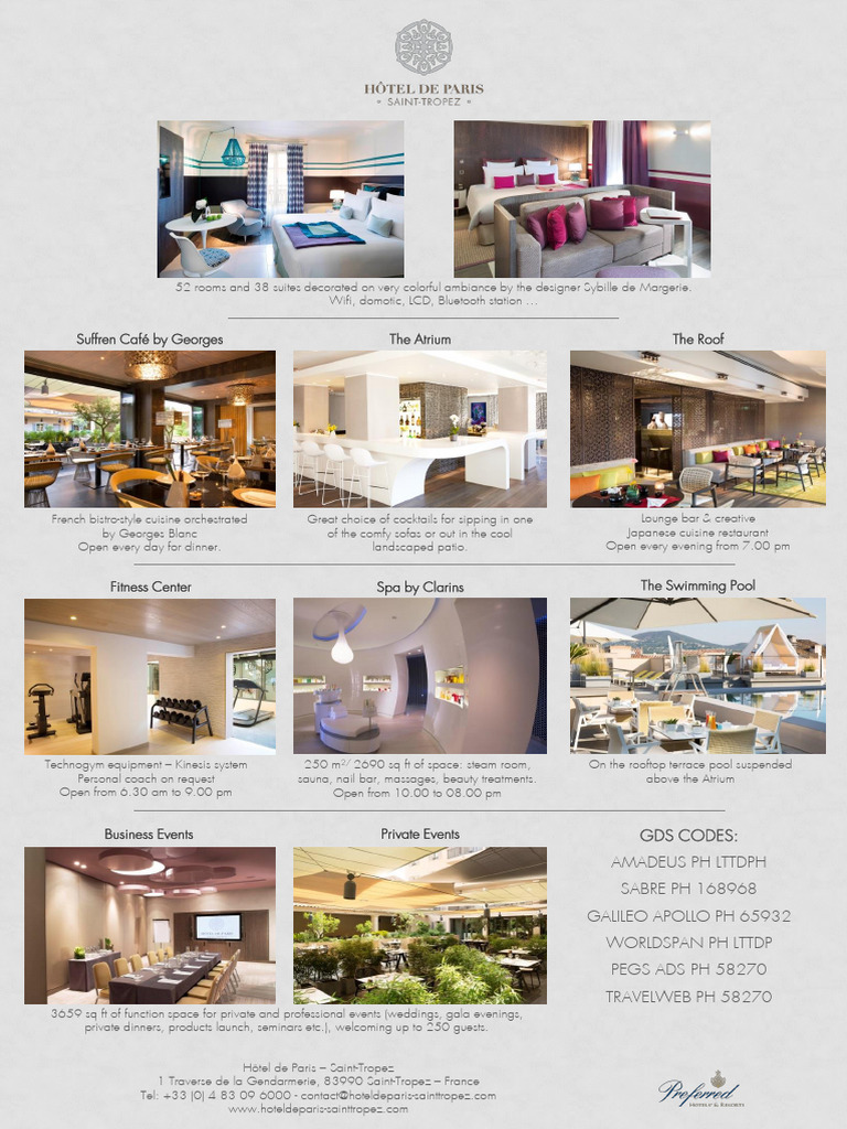 Fact Sheet & GDS Codes | PDF