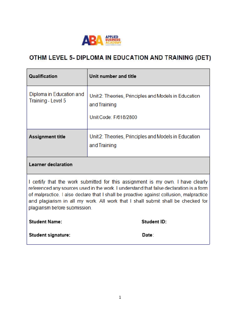Unit 2-Answer Sheet | PDF