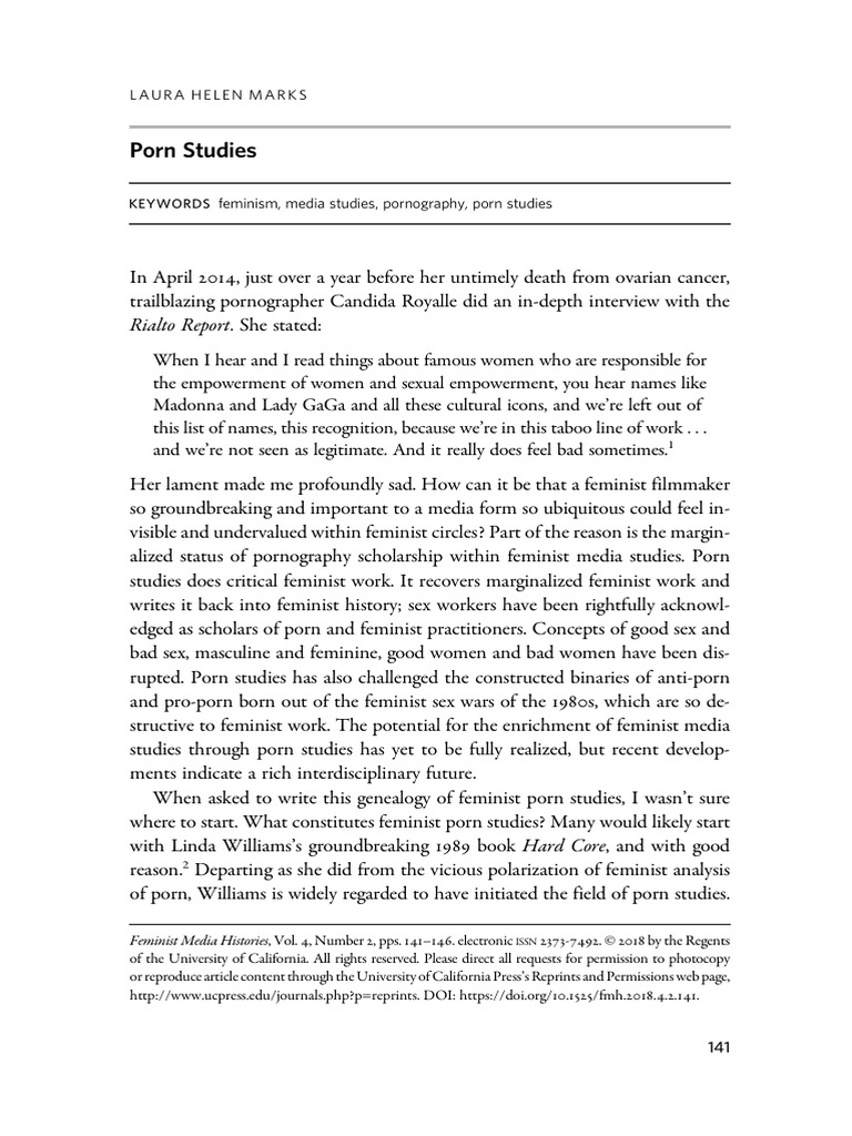 Porn Studies | PDF
