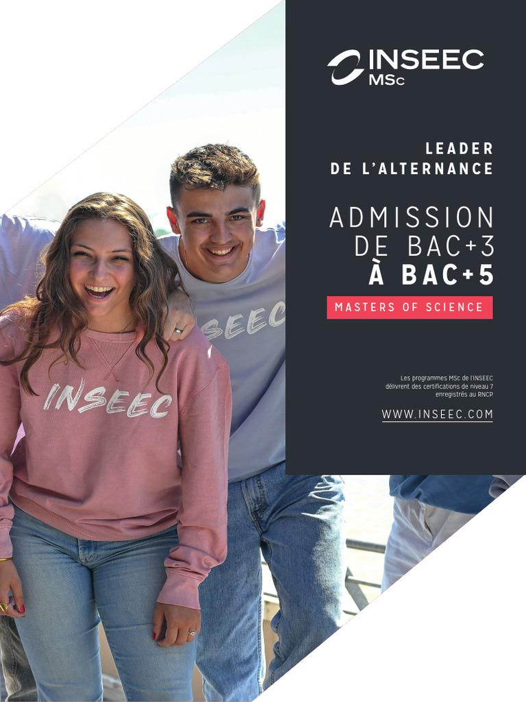 MSc INSEEC : Formations en Management | PDF | Affaires | Art