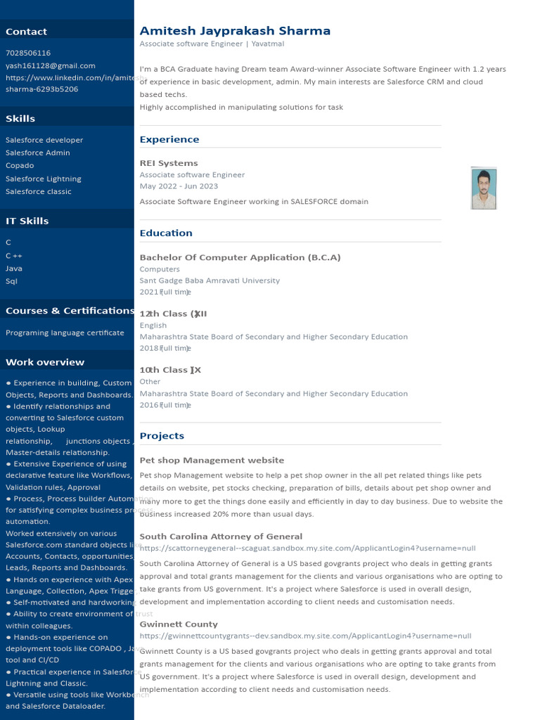 Foundit Resume (1) - 1690987626735 | PDF | Business