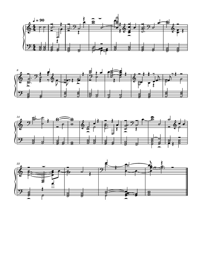 24 Bar Composition | PDF