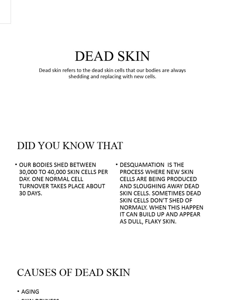Dead Skin Briel | PDF