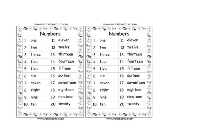 1_ the numbers | PDF