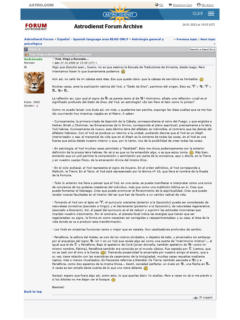 Astrodienst Forum Archive: A S F A S H FQ H H F | PDF