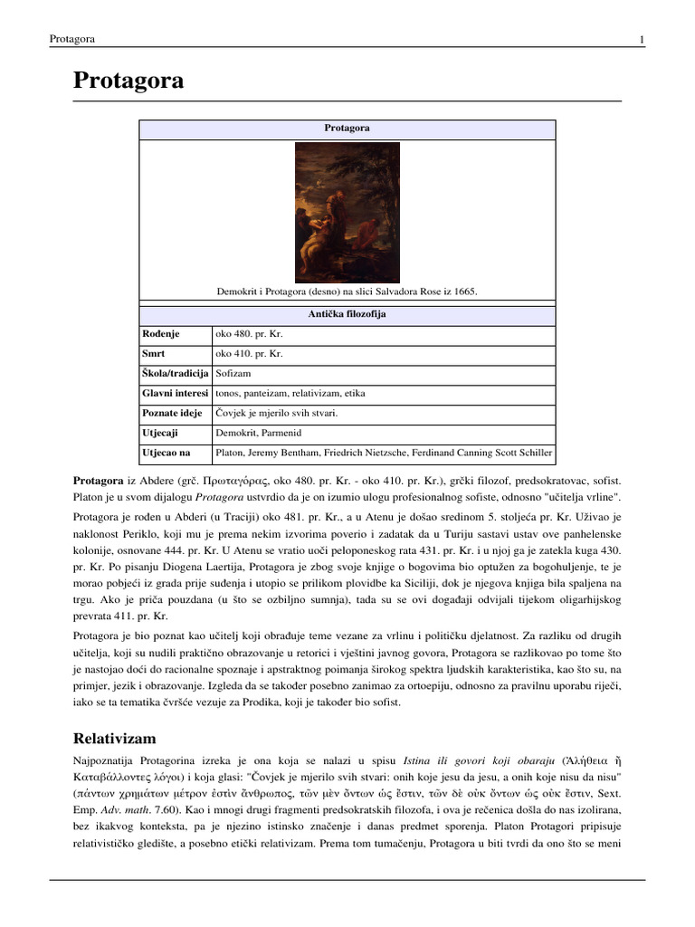 Protagora | PDF