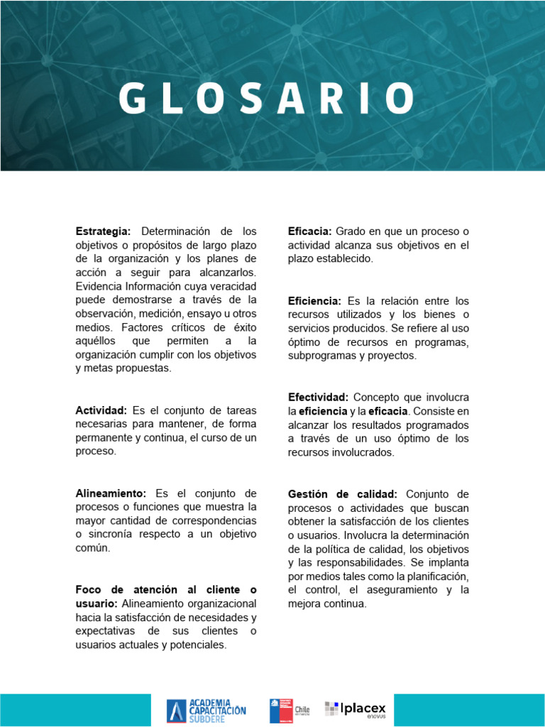 Glosario | PDF