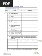 Livelihood Project Proposal | PDF | Social Science