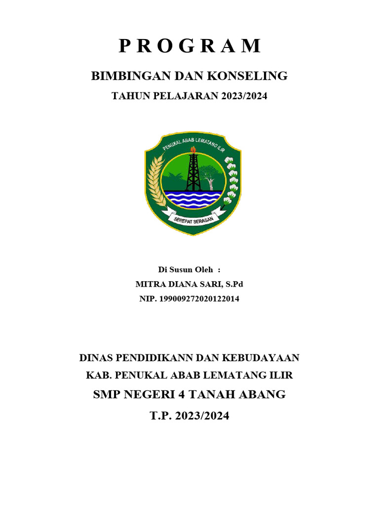 Program Kerja BK 2023.2024 - 042942 | PDF | Karier & Perkembangan