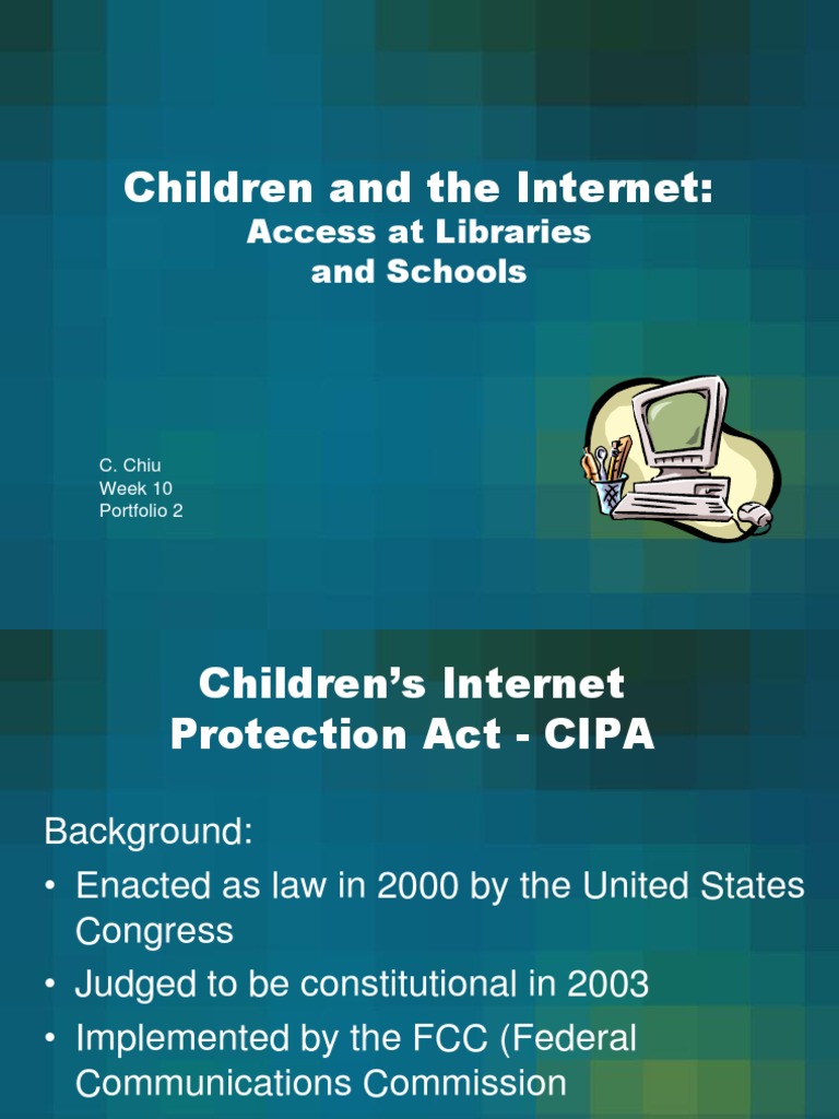 CIPA and Children's Internet Safety | PDF | Applied Ethics | Human Rights