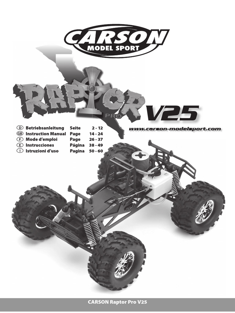 Raptor Pro V25 | PDF