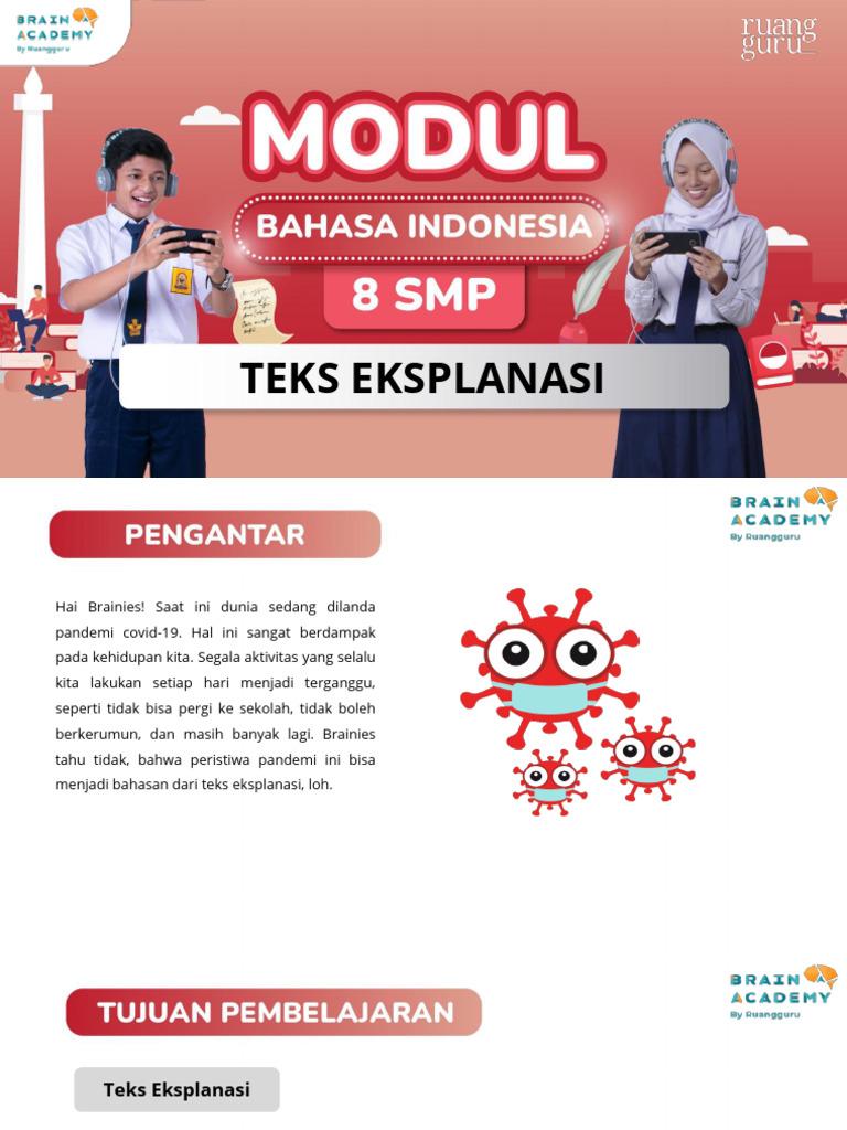 Bahasa Indonesia - 8 SMP - Teks Eksplanasi | PDF | Filsafat | Kajian Bahasa Asing