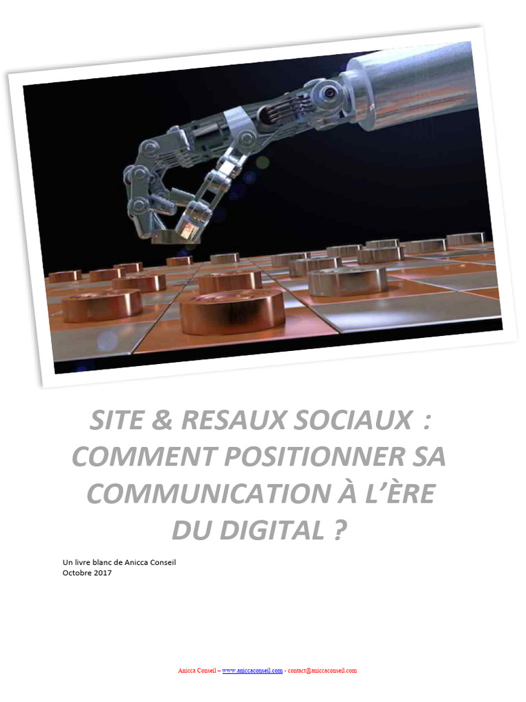 Positionner sa communication digitale | PDF | Réseaux sociaux | Études ...