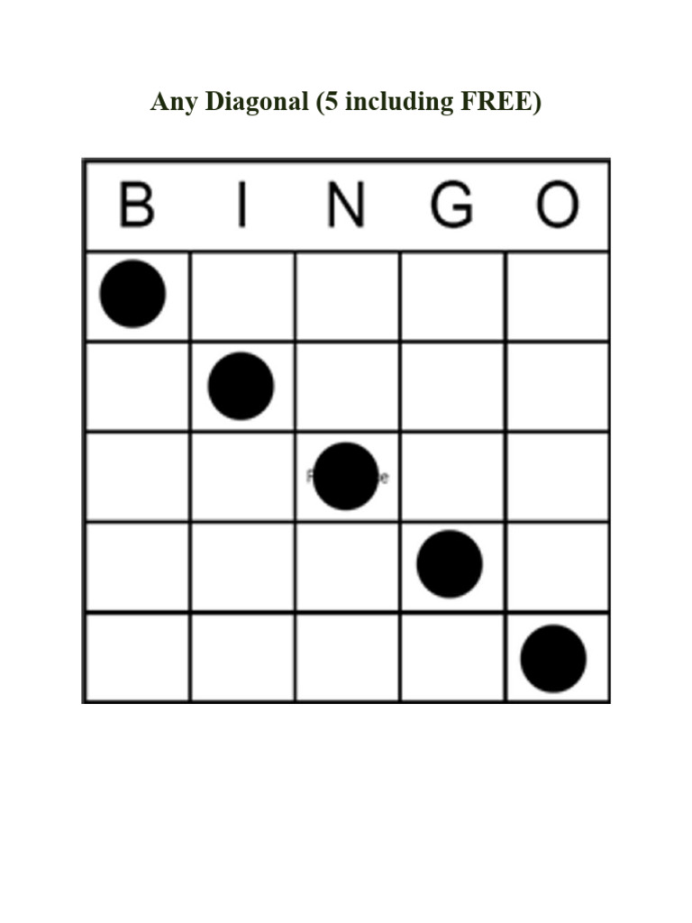 Bingo Patterns | PDF