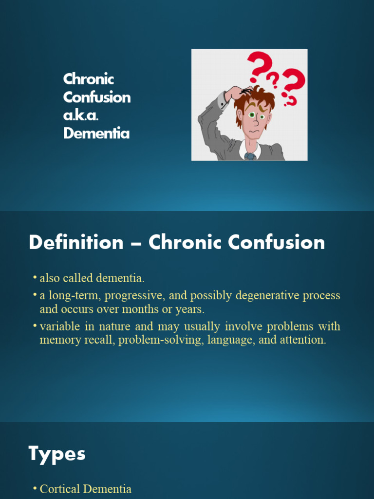 Chronic Confusion | PDF