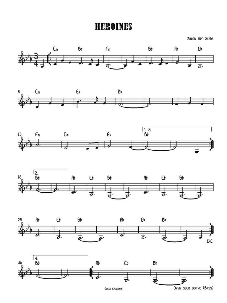 Heroines - Full Score | PDF