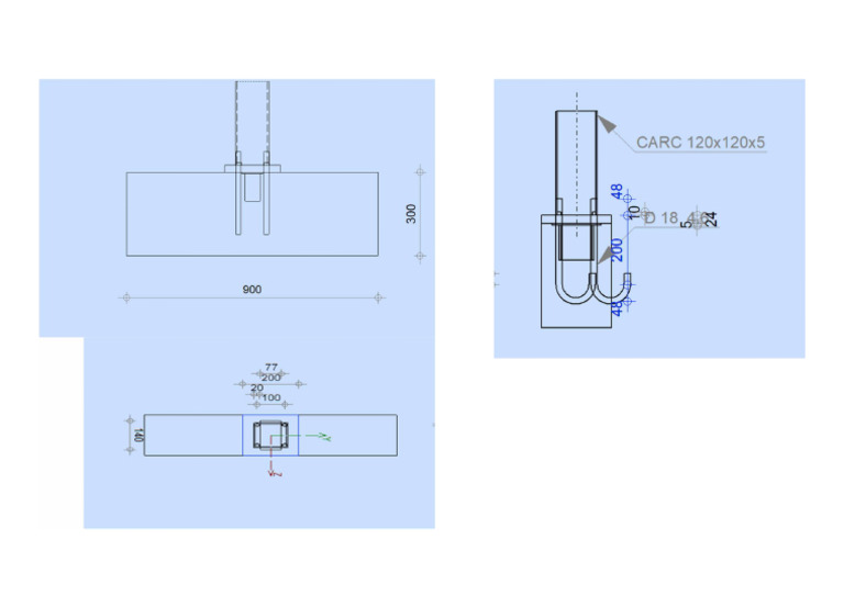 Assemblage Poteau Et Poutre Ou Semelle | PDF