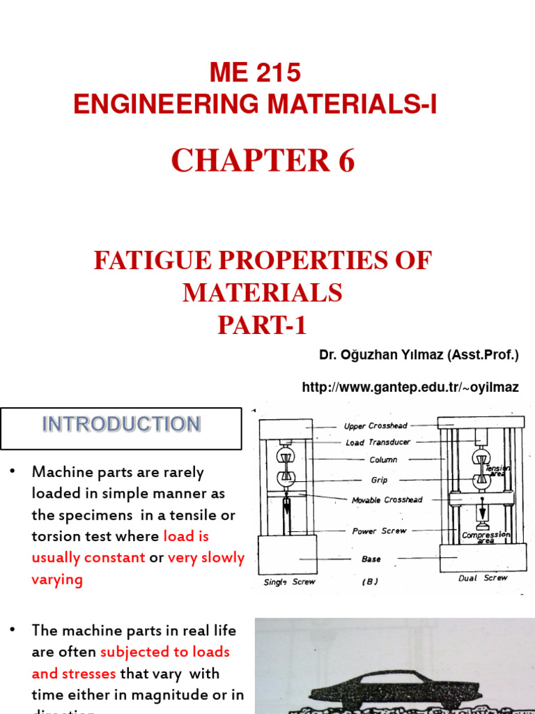 Chapter 6 - Fatigue Tests - 1 | PDF | Fatigue (Material) | Fracture