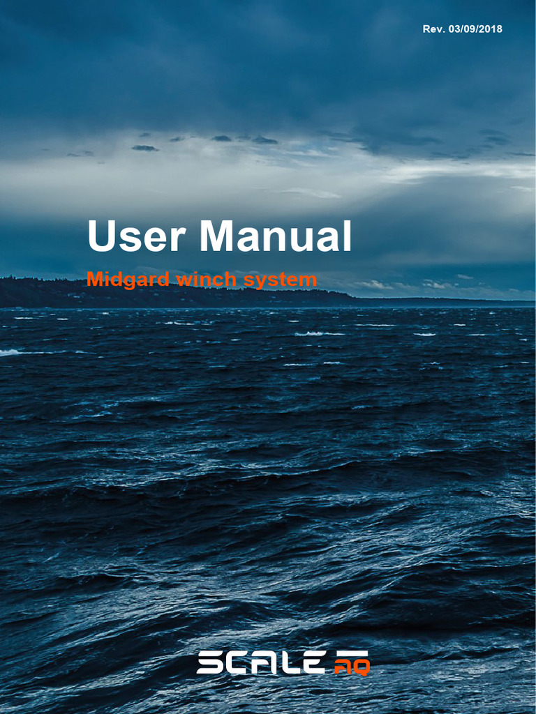 User Manual Aqualine Midgard Winch System | PDF | Electric Motor | Switch